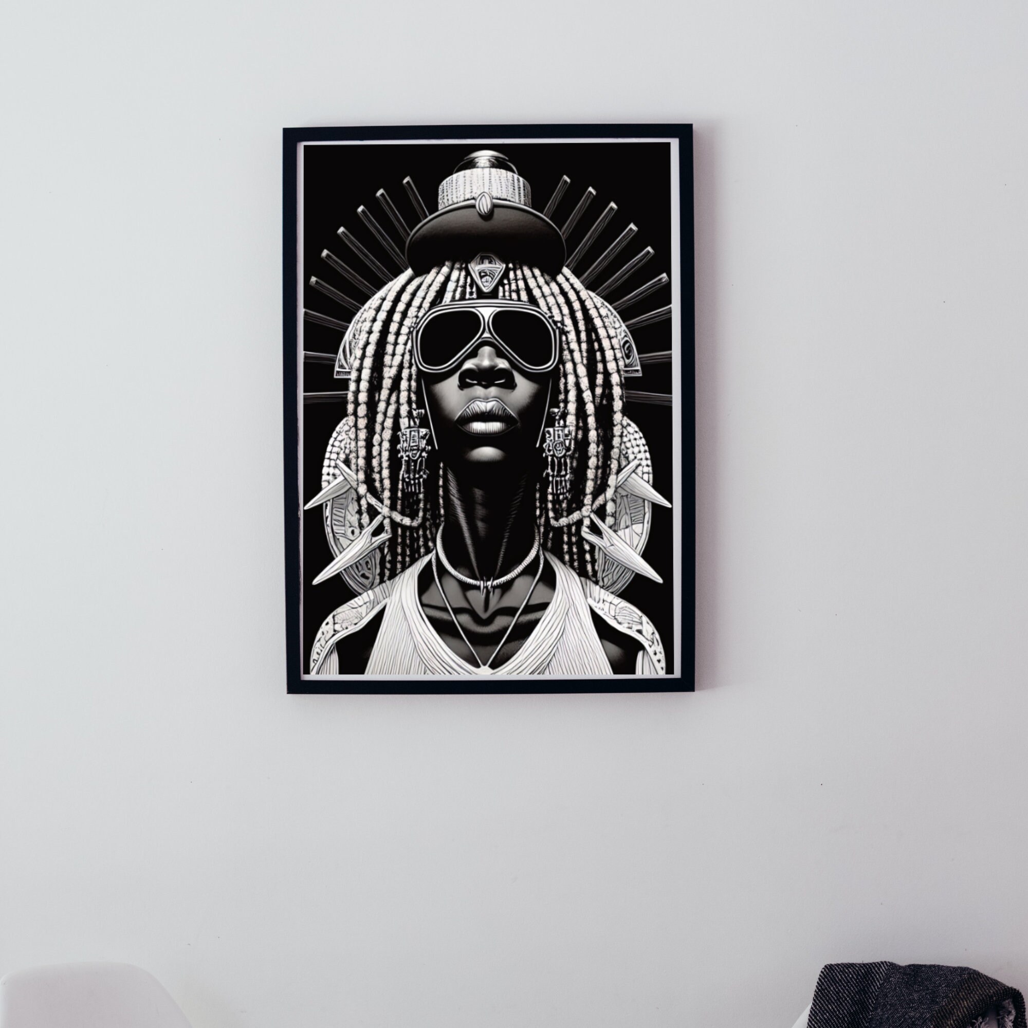 Voodoo Priestess PRINTABLE 18 X 24 in AI Wall Art Instant - Etsy