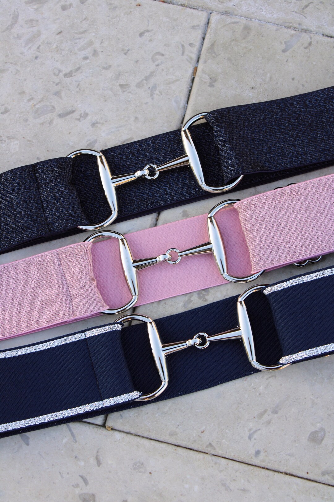 Shimmer Equestrian Adjustable Elastic Riding Belts West Belts - Etsy