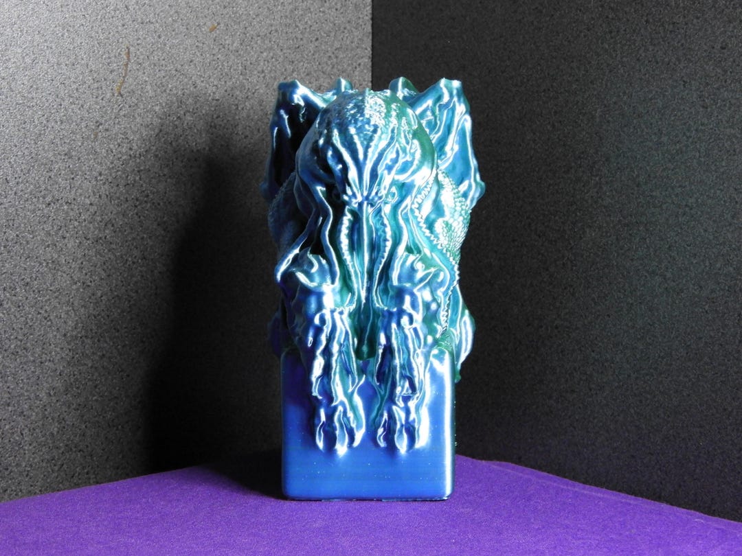 Cthulhu Statue – 3D Printed Collectible | Lovecraft Horror Decor ...