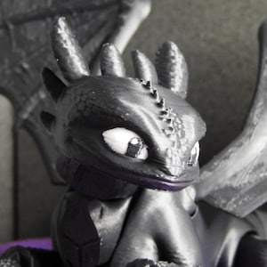 LIMITED! Toothless & Light Fury Dragons | 3D Printed Articulated Toy ...