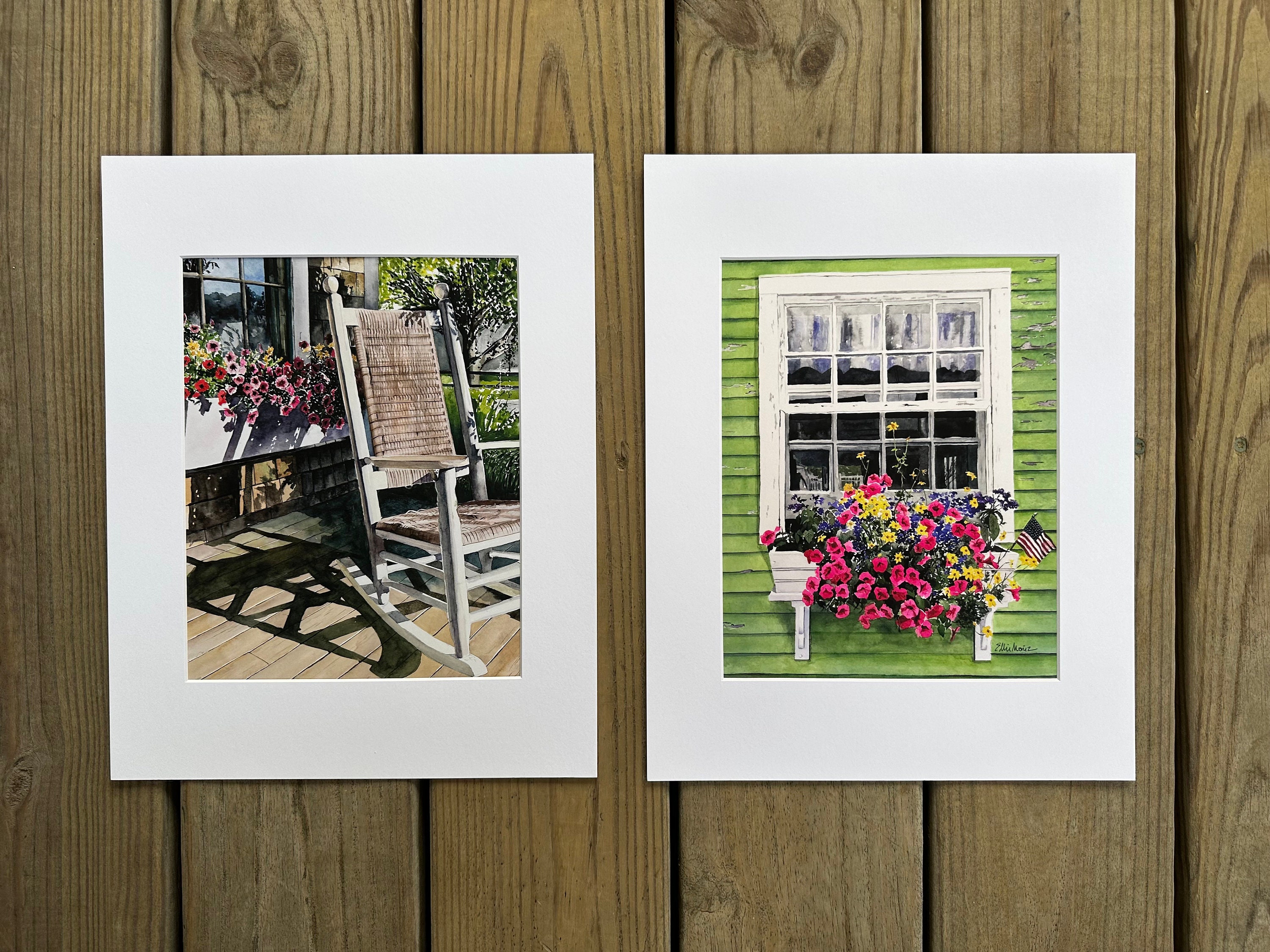 University of Pennsylvania Locust Walk. Philadelphia Watercolor Matted ...