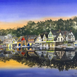 Boat House Row - Etsy