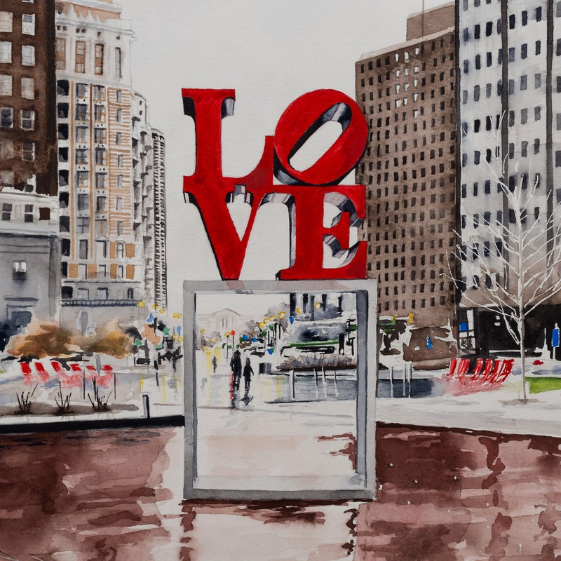 Philadelphia Love Sign - Etsy