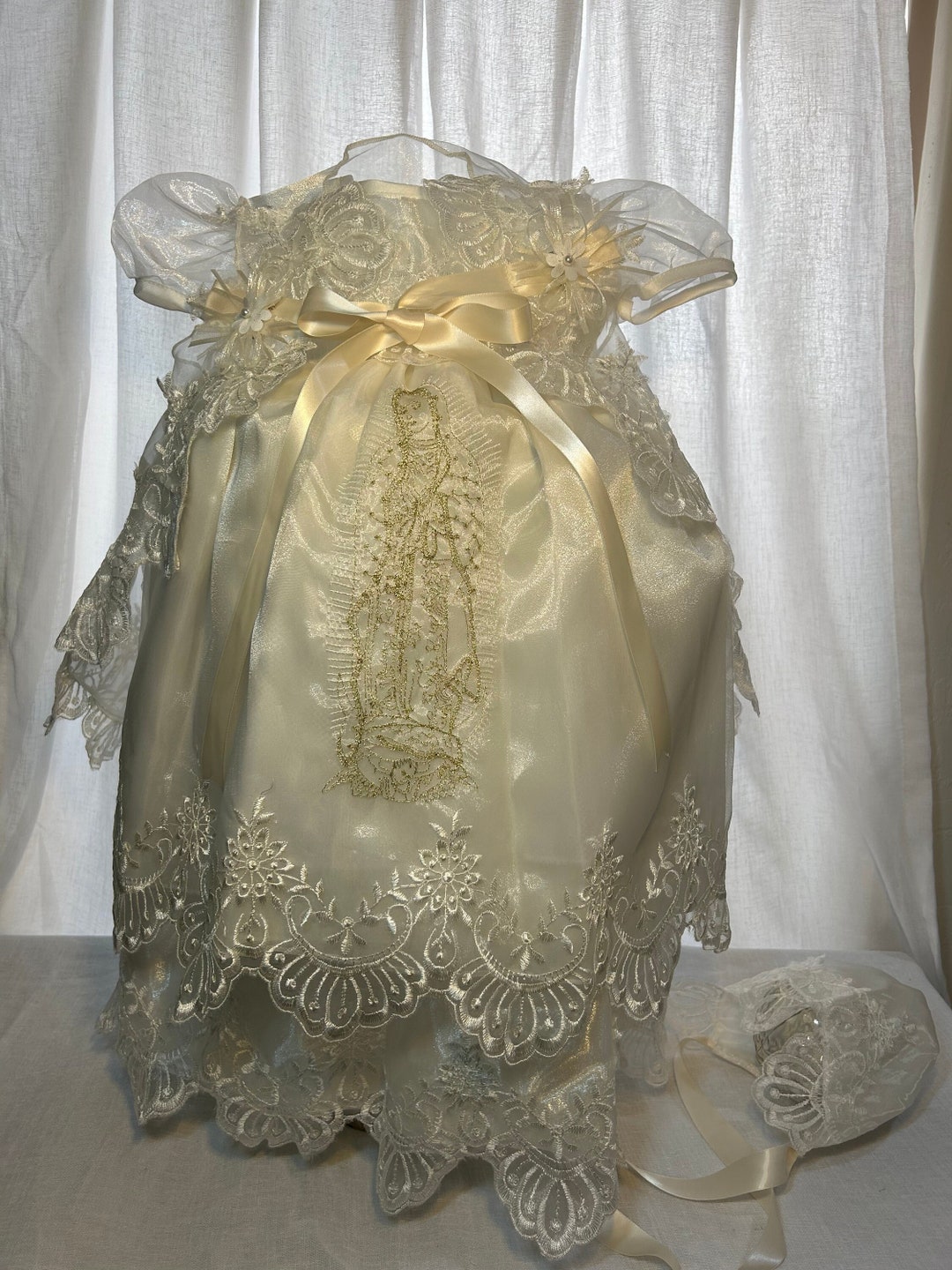 Virgin Mary Embroidered Gown - Etsy