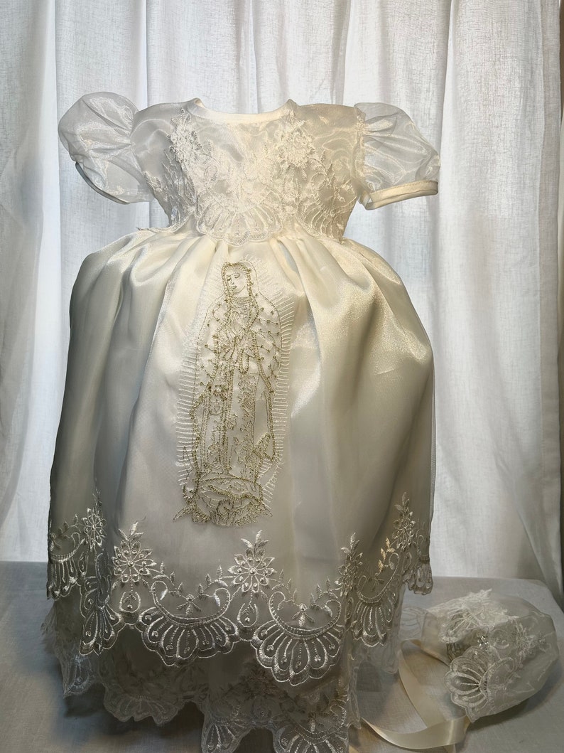 Virgin Mary Embroidered Gown - Etsy