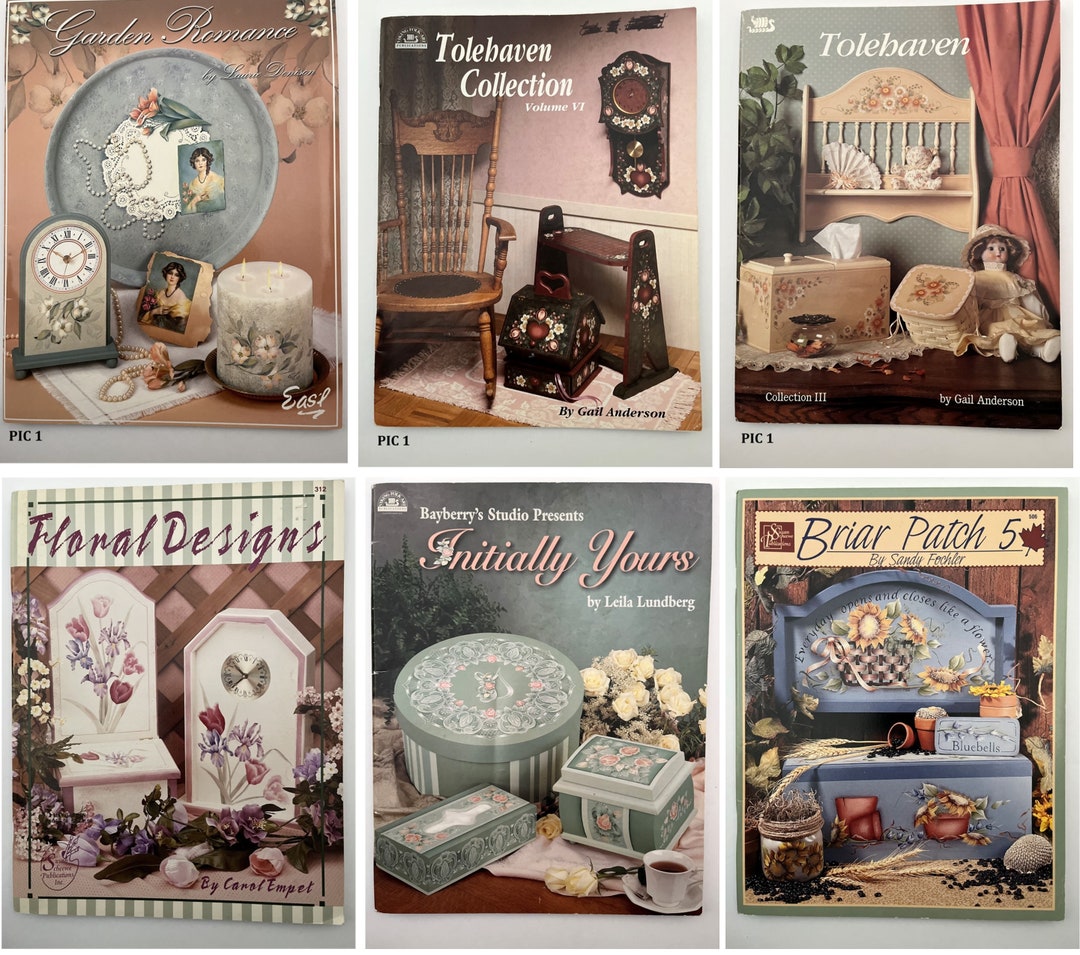 Tole Painting Books Decorative Painting Books Florals - Etsy
