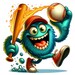 Funny Baseball PNG Collection, Sporty Baseball Clip Art, LA Png, LA ...