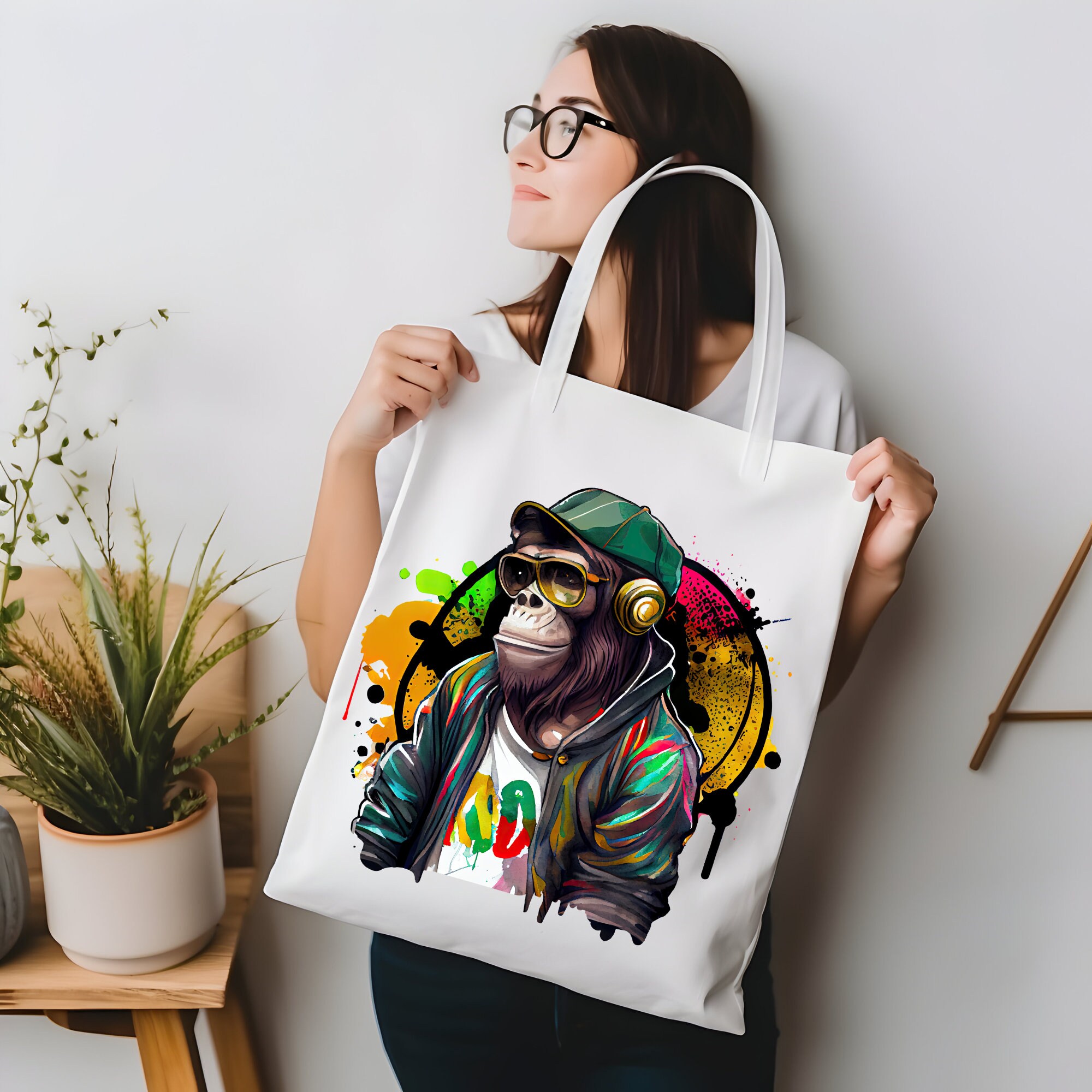 MONKEY Png Watercolor Sublimation Digital Download, Monkey Sublimation ...
