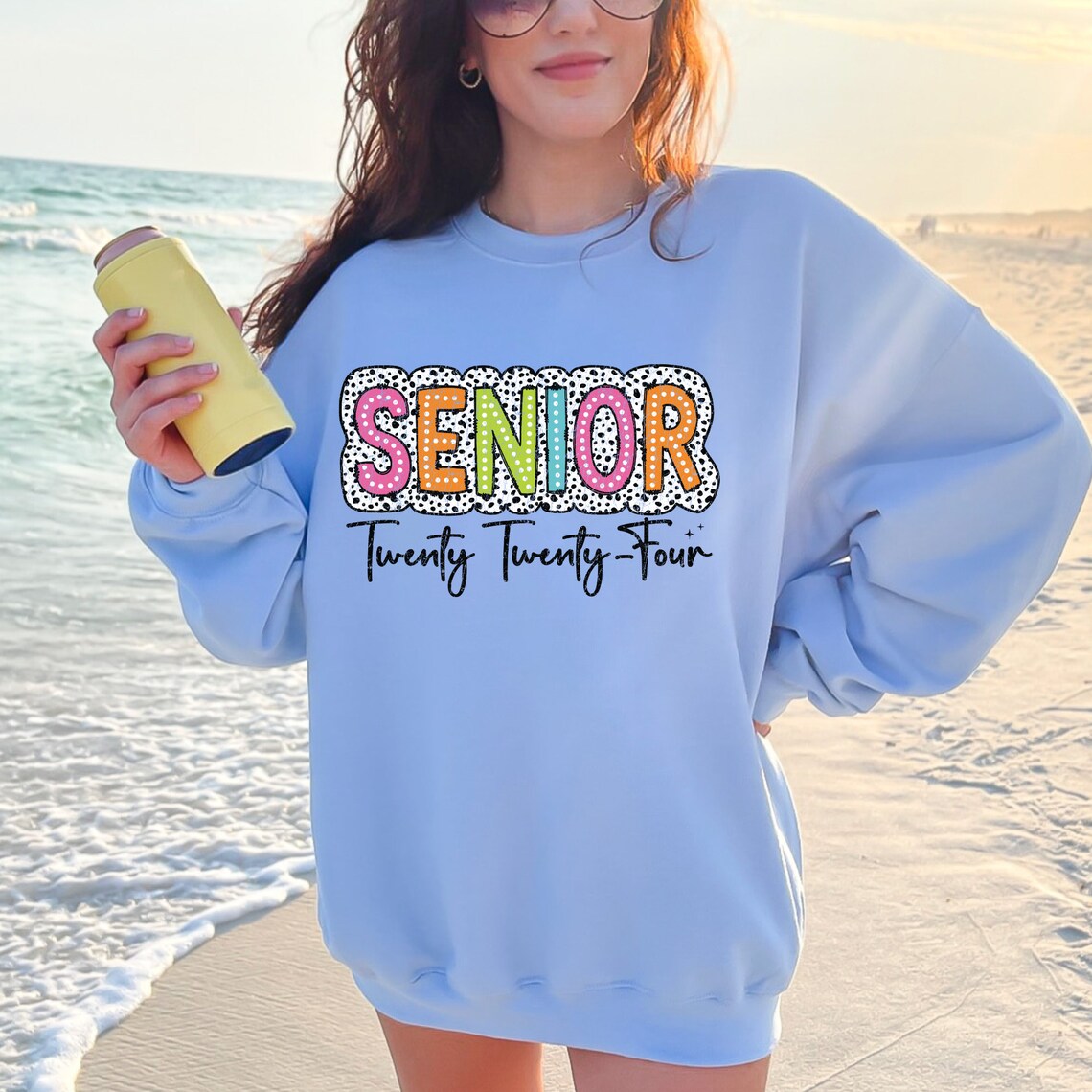 Graduation Senior Dalmatian Dots Sublimation PNG, Senior 2024 Png ...