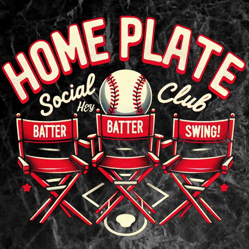 Home Plate Social Club PNG, Baseball Fan Apparel, Home Plate Graphic ...