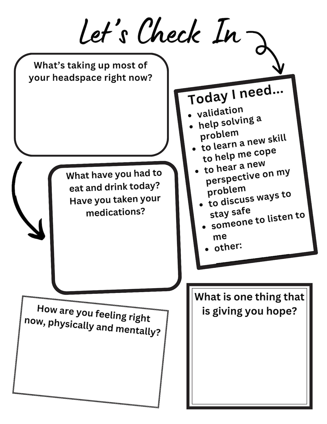 Check in Sheet, Therapy Check In - Etsy Check in Sheet, Therapy Check In - Etsy
