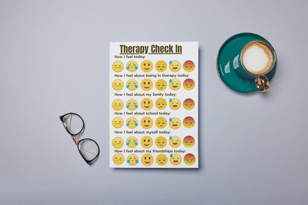 Therapy Check in Sheet Emotion Focused - Etsy