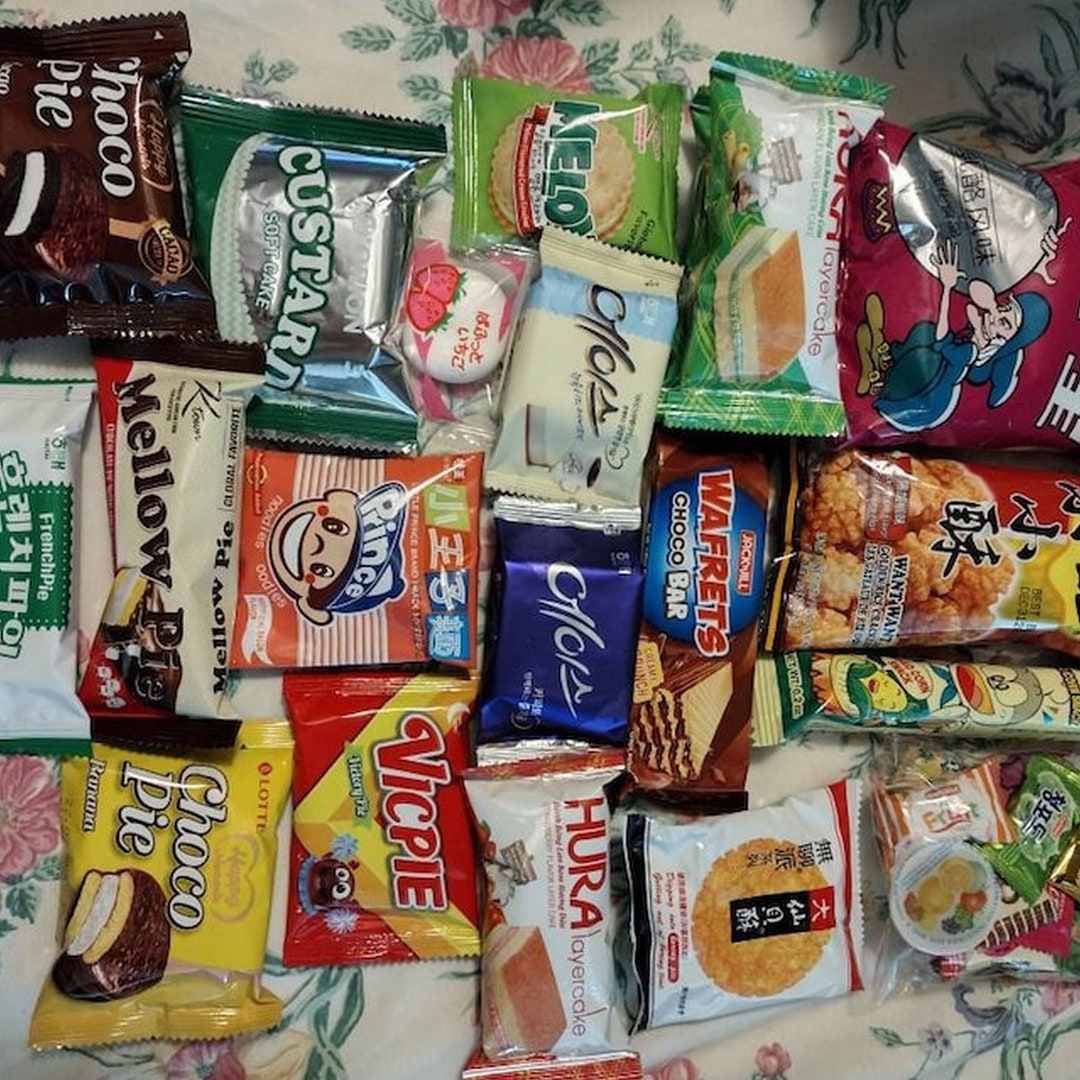 Exotic Snacks Box Candies Ramen Snacks Mochi Ramune - Etsy