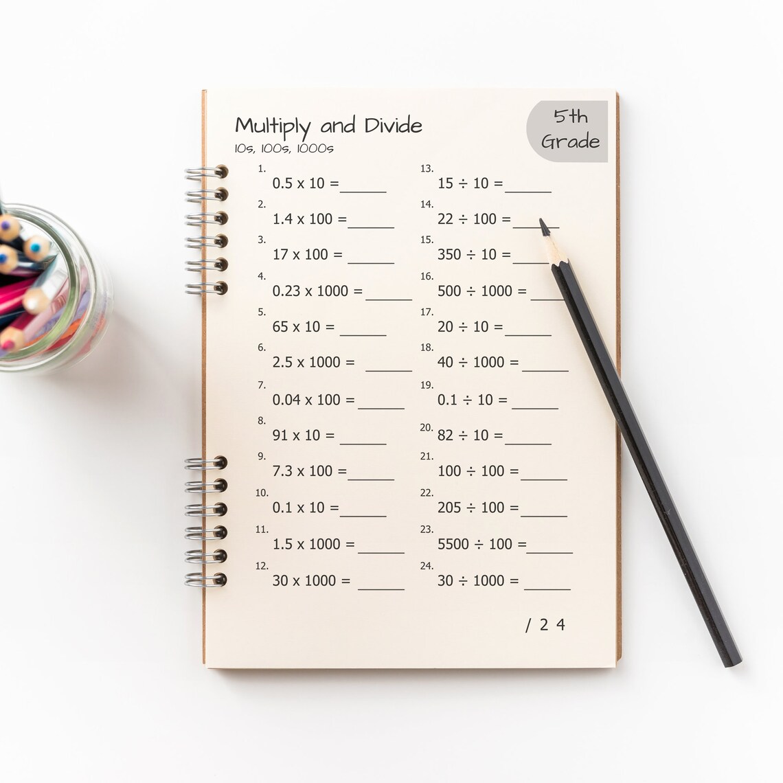 Year 5 Maths Revision Sheets, Simple Maths Problems, Printable Bundle ...