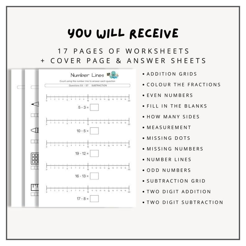 Year 1 Maths Bundle, First Grade Worksheets, Learning Maths, Addition ...