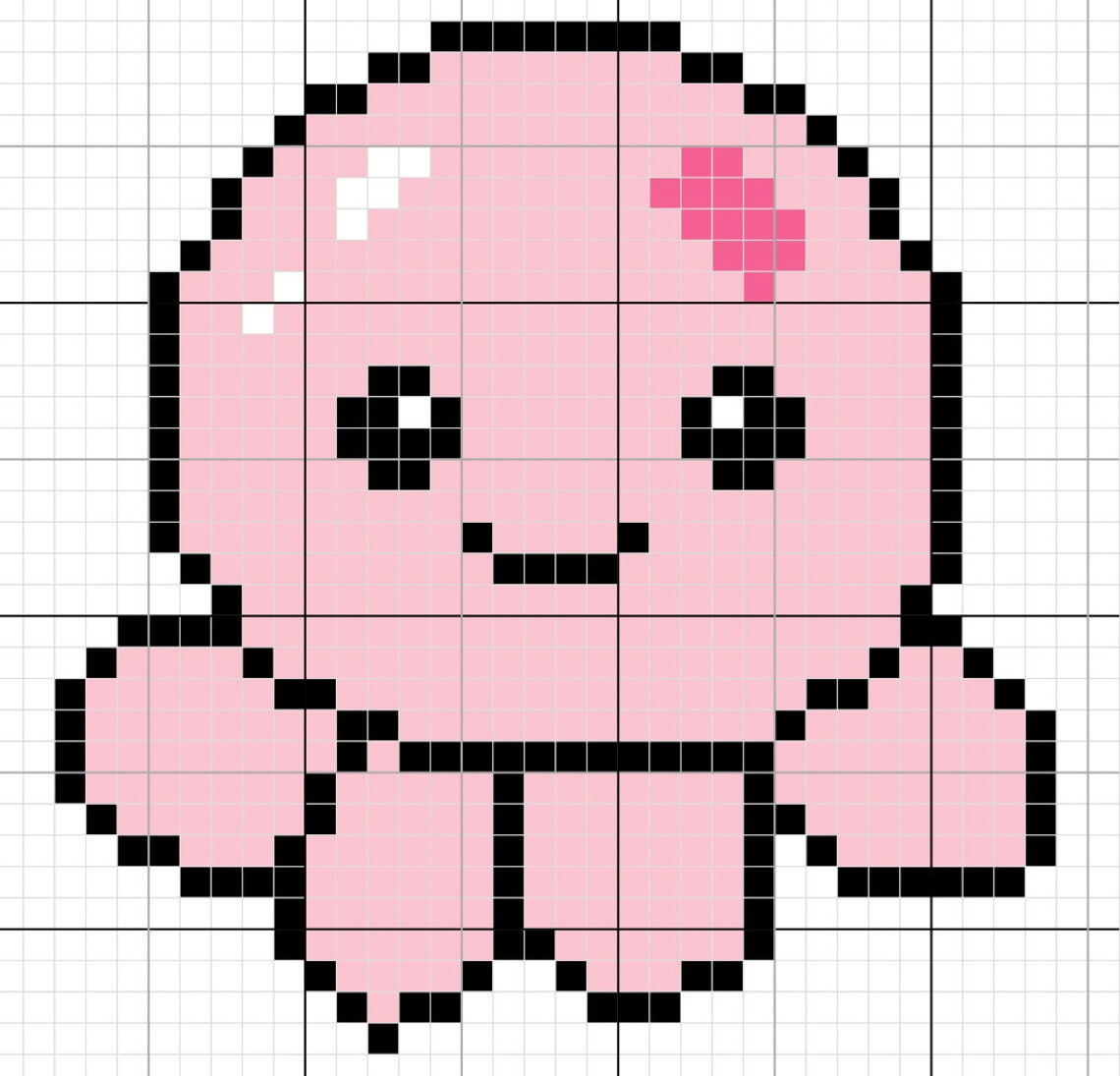 Cartoon Octopus Cross Stitch Pattern PDF | Cute Cartoon Octopus | Easy ...