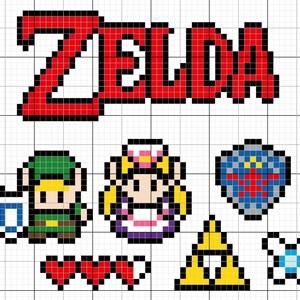 Legend of Zelda Cross Stitch Pattern: Beginner Mini Design (PDF) - Etsy