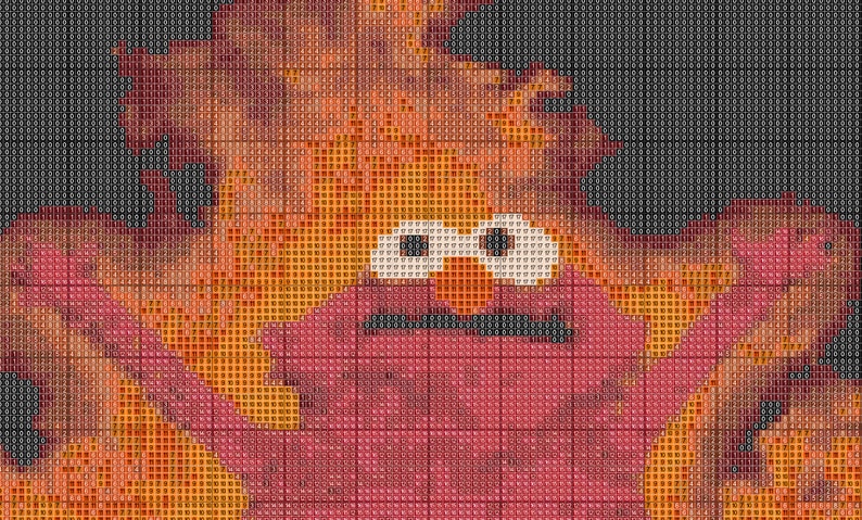 Hellmo Meme Cross Stitch Pattern: Funny Elmo Design (PDF Pattern) - Etsy