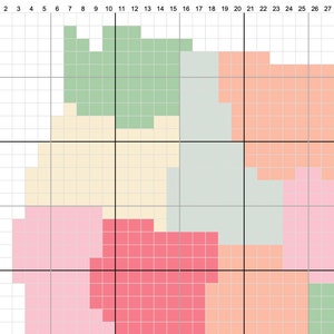 United States Map Cross Stitch Pattern PDF Download | Simple US Map ...