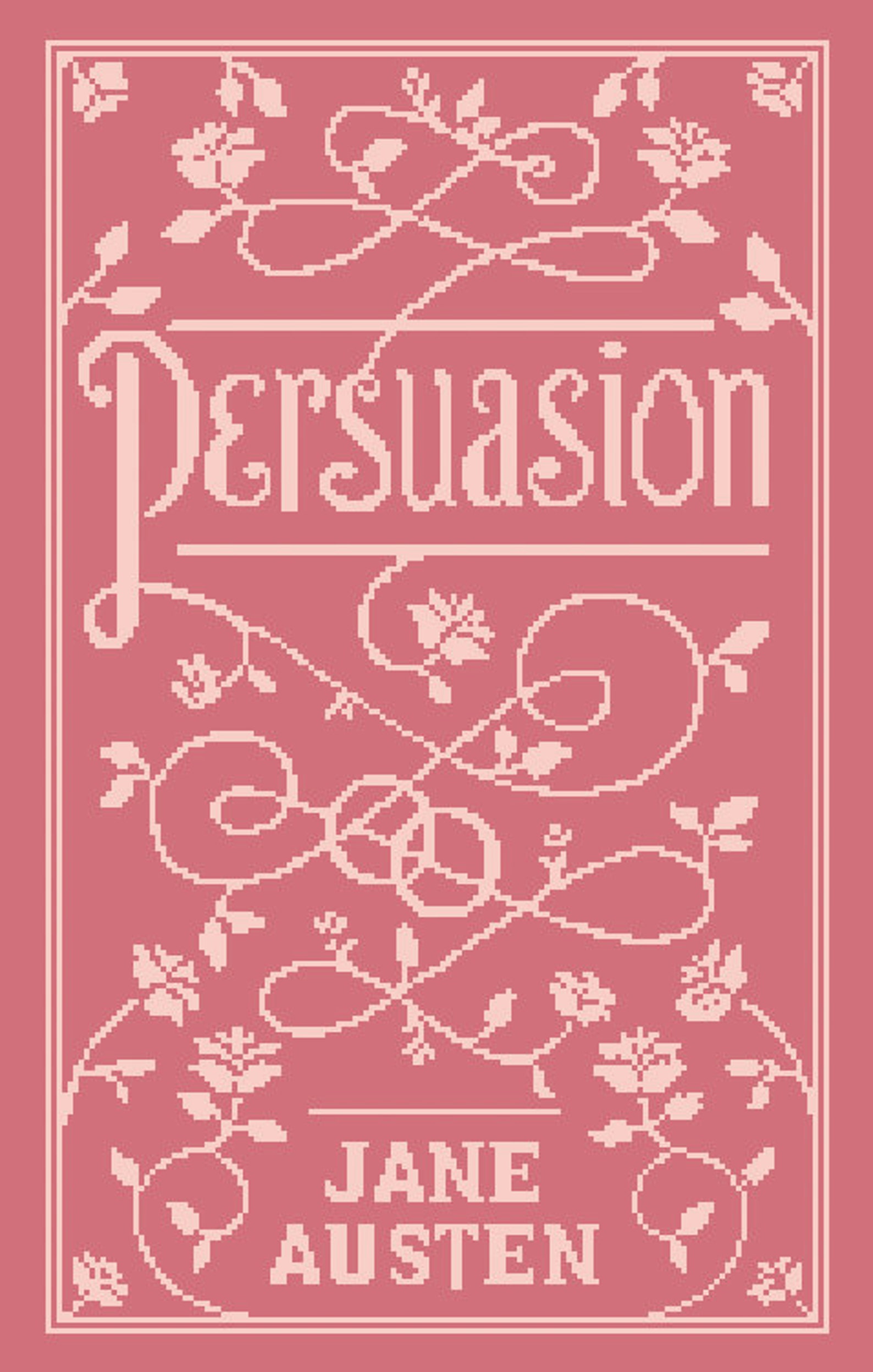 Persuasion Book Cover Cross Stitch Pattern: Jane Austen Embroidery (PDF ...