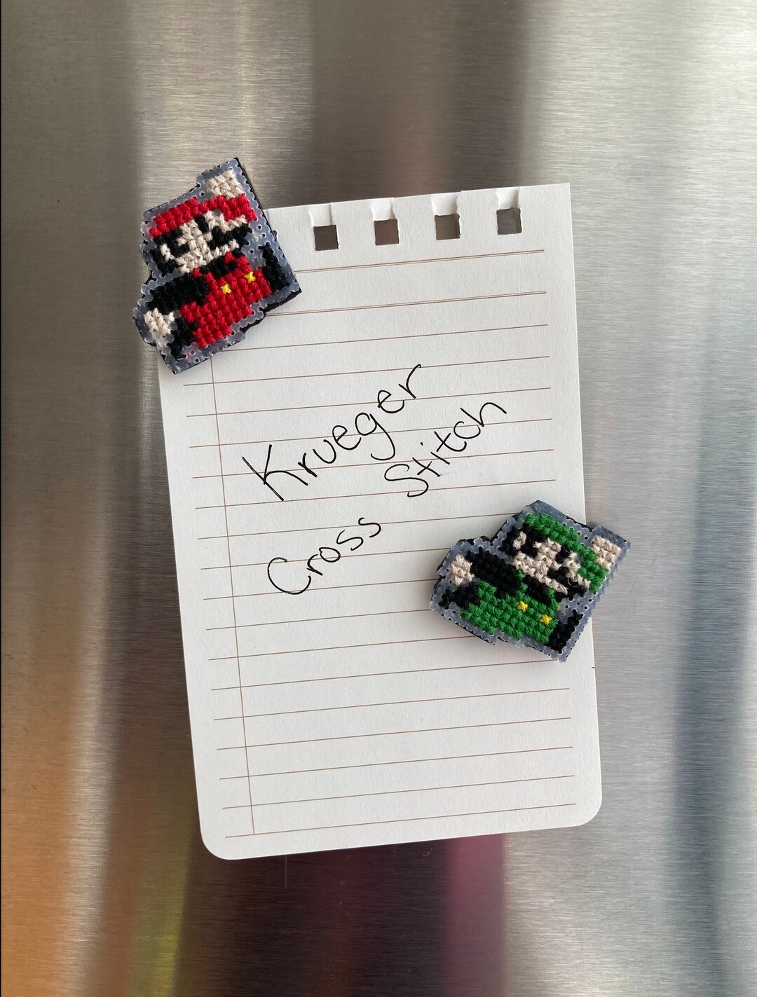 Mario and Luigi Magnets Retro Pixel Art Magnets Cute Matching Video ...