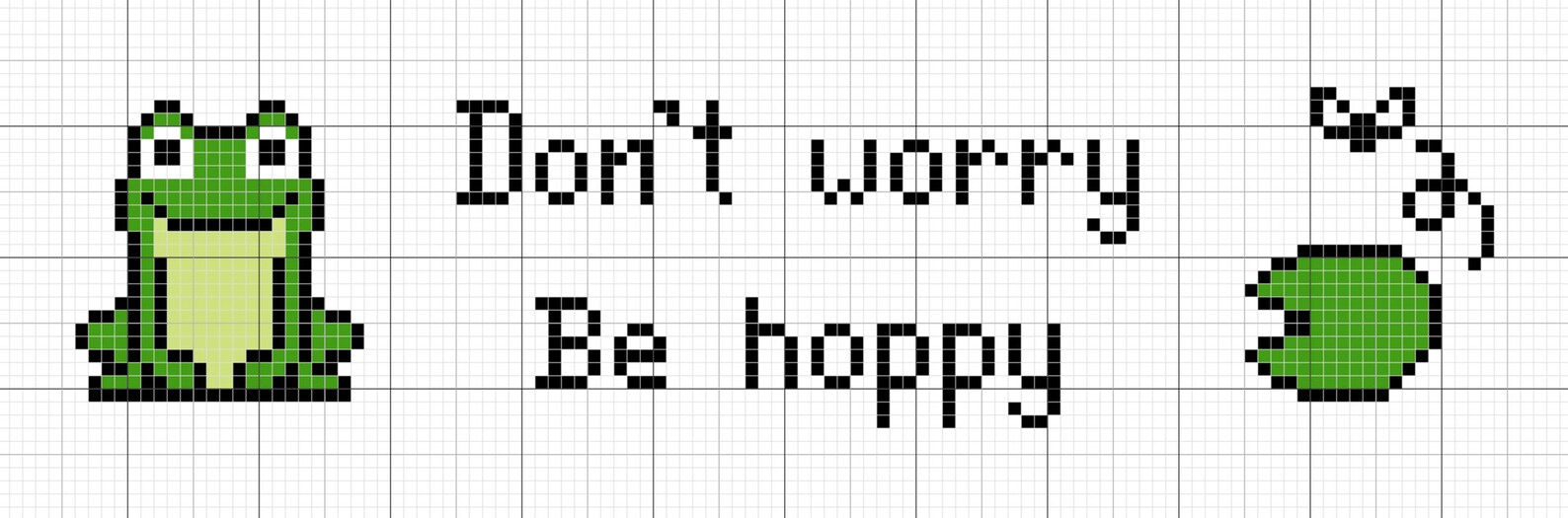 Frog Cross Stitch Pattern PDF | Frog Bookmark Cross Stitch Pattern ...