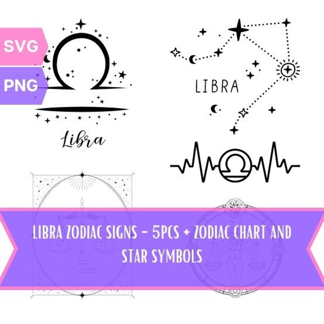 Zodiac Sign Libra - PNG Bundle, SVG Bundle, Star Signs, Libra Svg ...