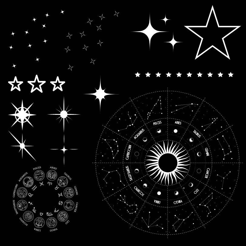 Zodiac Sign Aries - PNG Bundle, SVG Bundle, Star Signs, Aries Svg ...