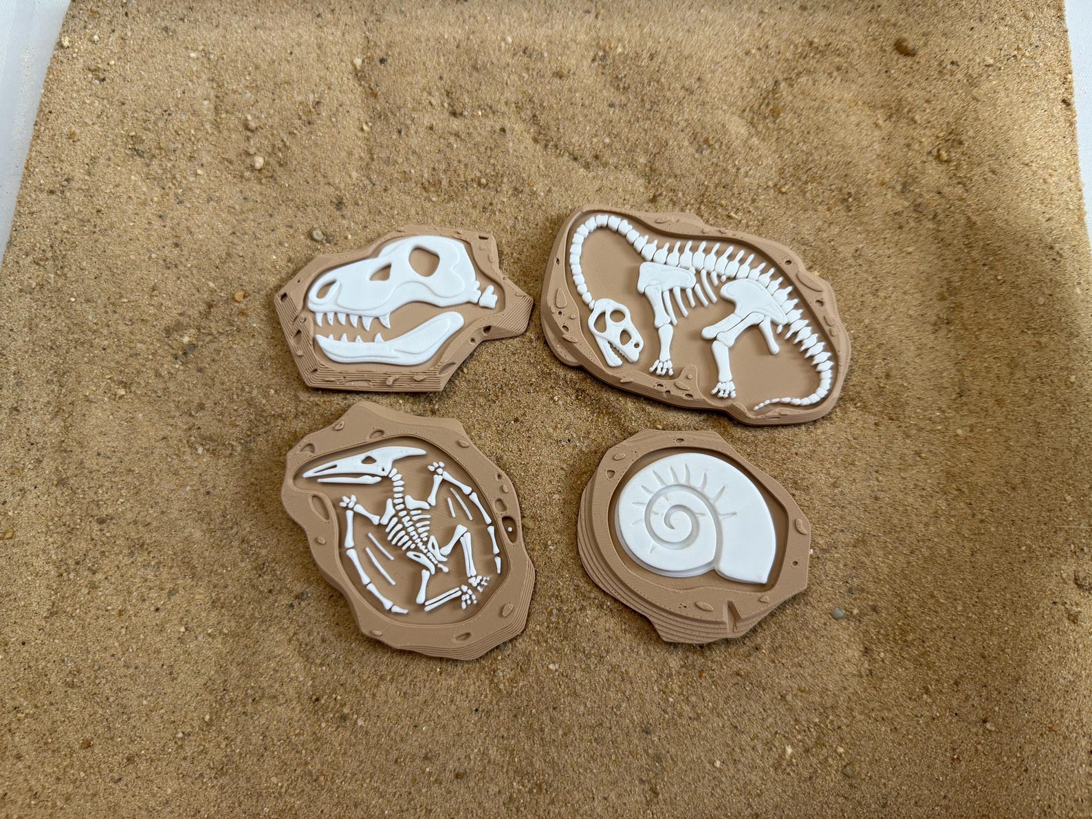 Dinosaur Fossil Dig Sensory Bin - Montessori Excavation Activity Kit ...