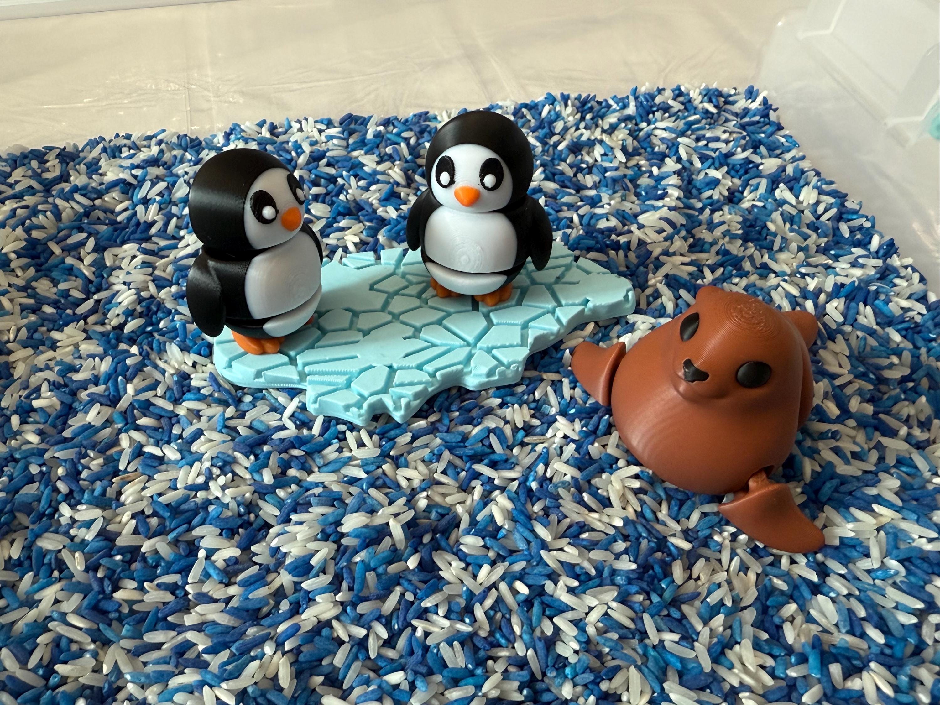 Montessori Arctic Adventure Sensory Bin – Interactive Play Kit for Kids ...