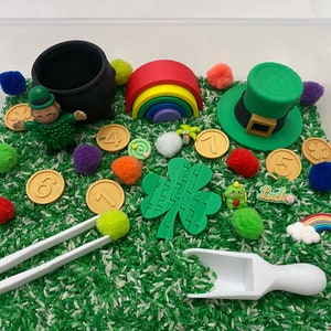 Montessori St Patrick's Day Sensory Bin - Interactive Play Kit for Kids ...