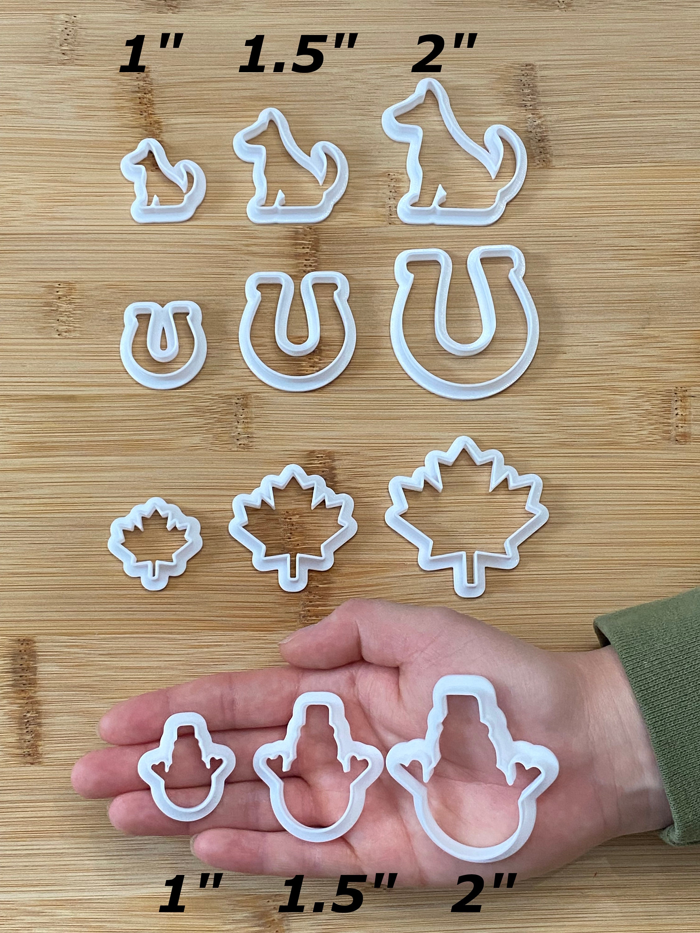 20-piece Miniature Cookie Cutters, Holiday Assortment: Festive Baking ...