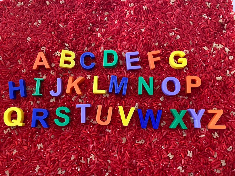 Alphabet Soup Sensory Bin - Interactive Play Kit for Kids | Educational ...