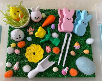 Easter Sensory Kit bunny Sensory Bin Filler Spring Sensory Bin Filler ...
