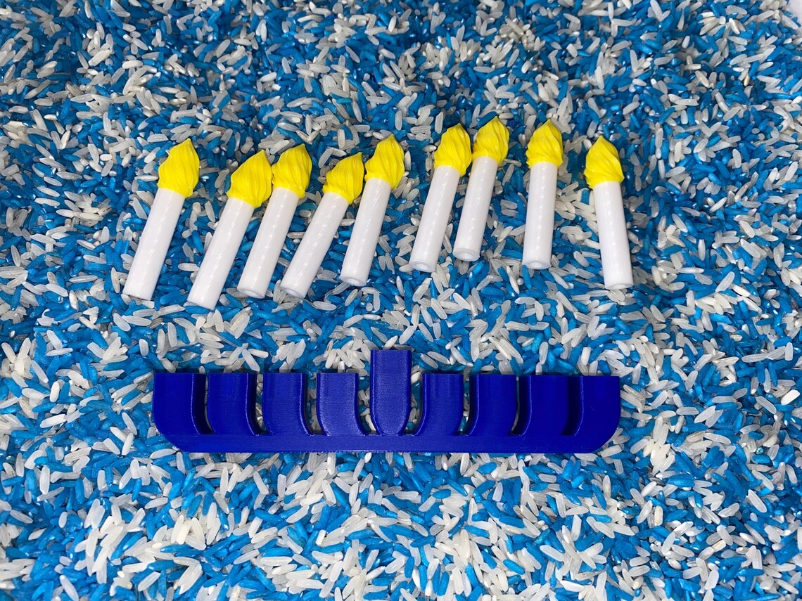 Hanukkah Sensory Bin - Montessori Play Kit for Kids | Pretend Play ...