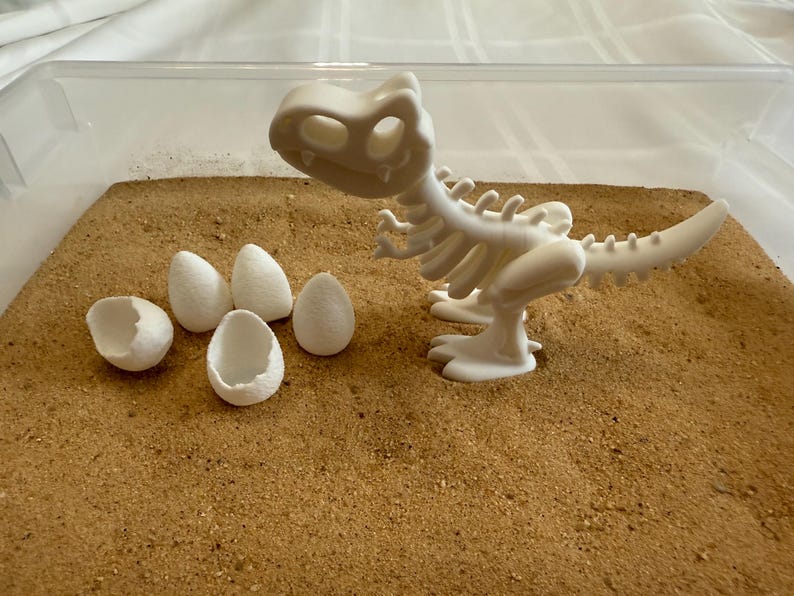 Dinosaur Fossil Dig Sensory Bin - Montessori Excavation Activity Kit ...