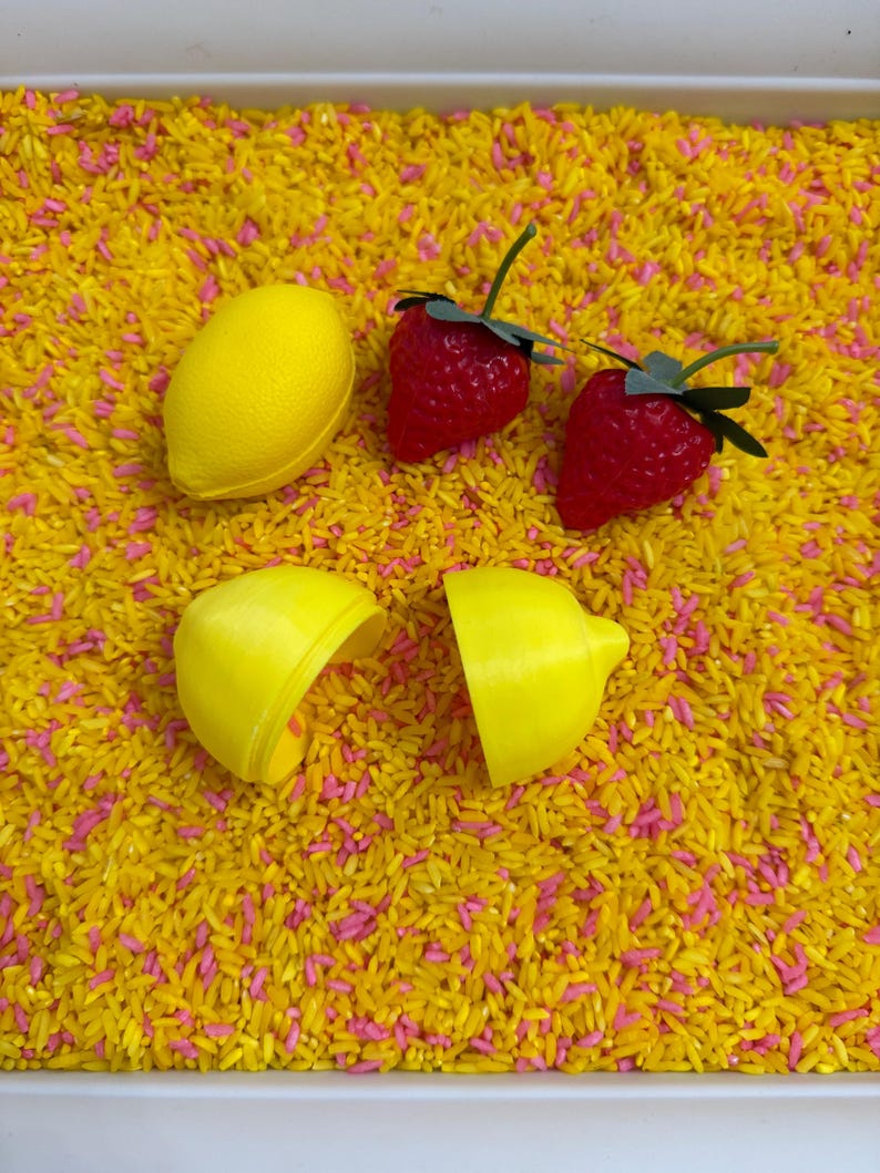 Lemonade Stand Sensory Bin - Montessori Pretend Play Food Activity Kit ...