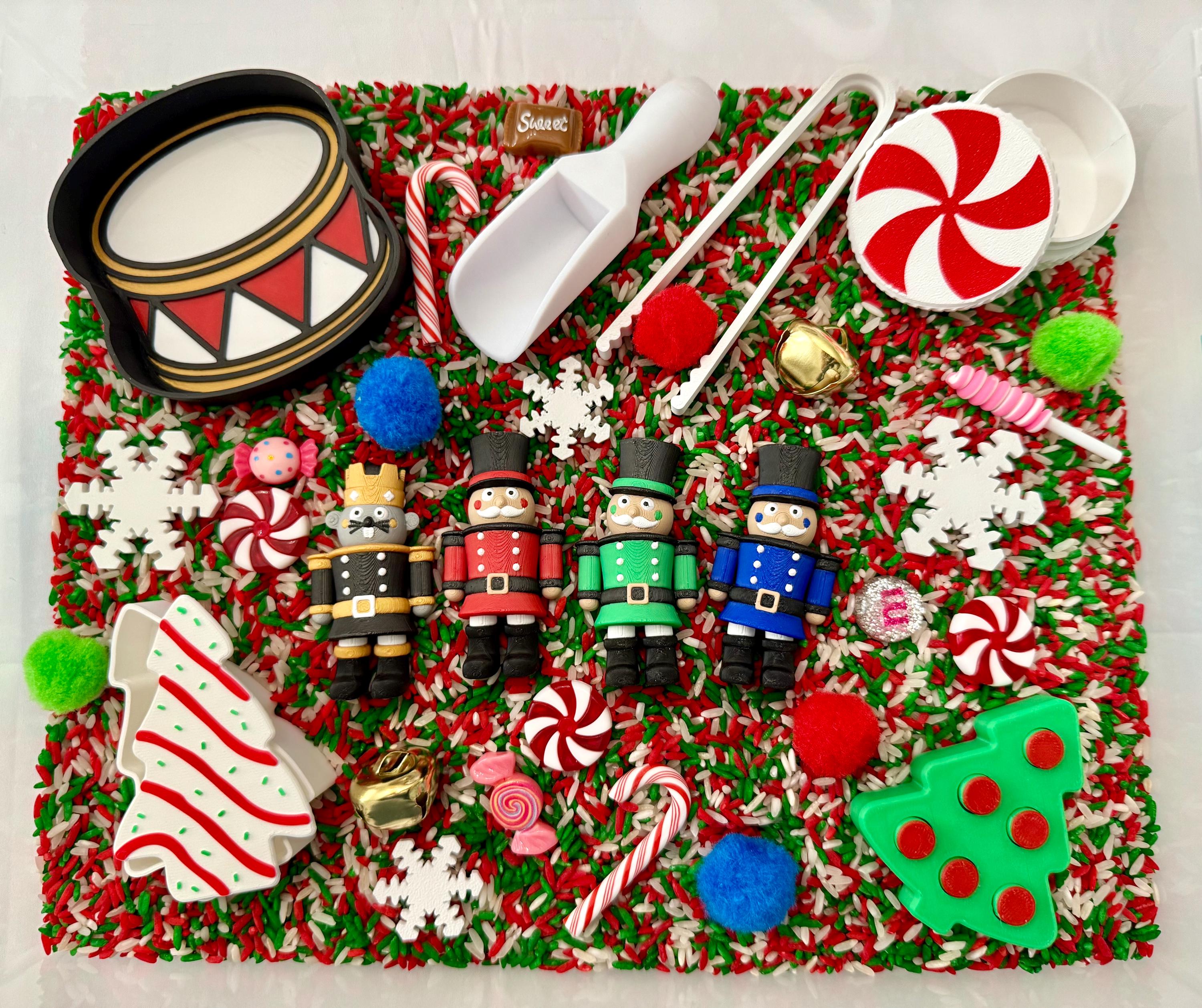 Christmas Nutcracker Sensory Bin | Holiday Montessori Activity Kit ...