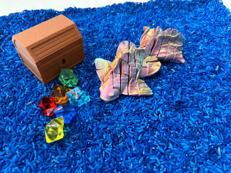 Rainbow Fish Sensory Bin - Interactive Play Kit for Kids | Educational ...