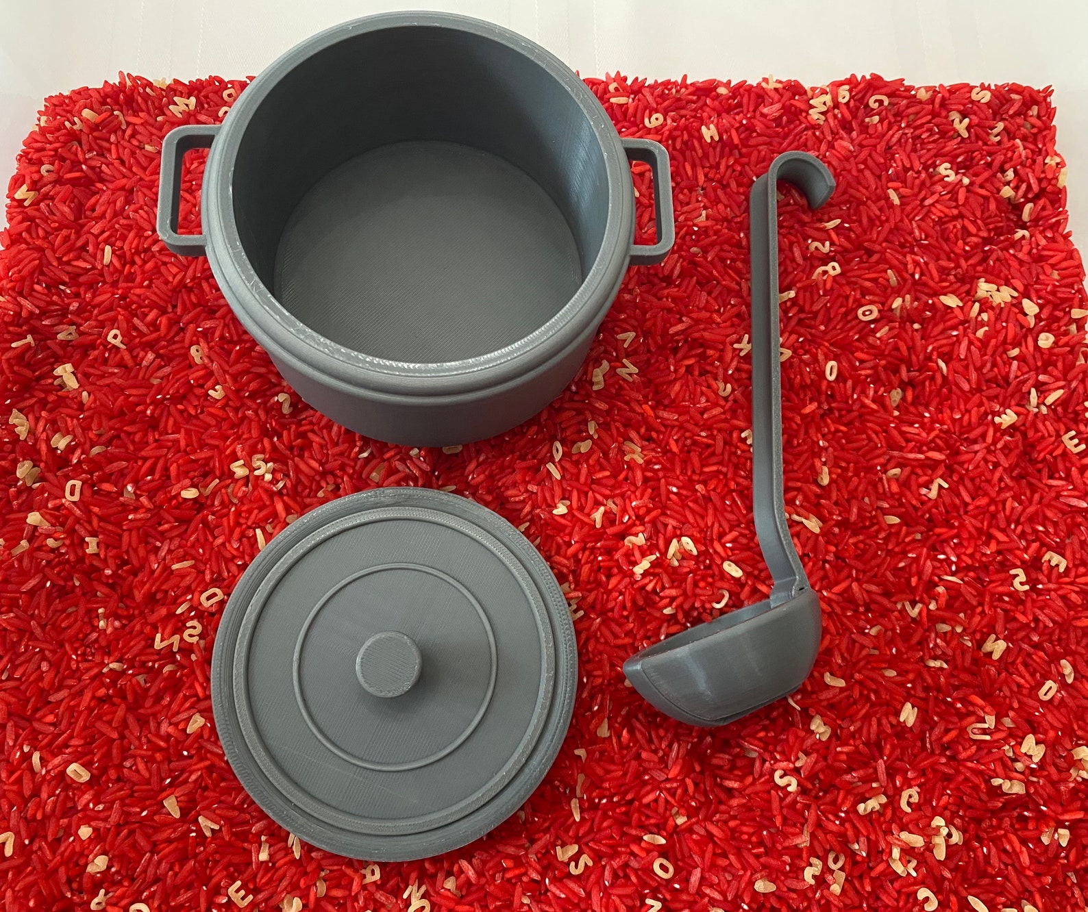 Alphabet Soup Sensory Bin - Interactive Play Kit for Kids | Educational ...