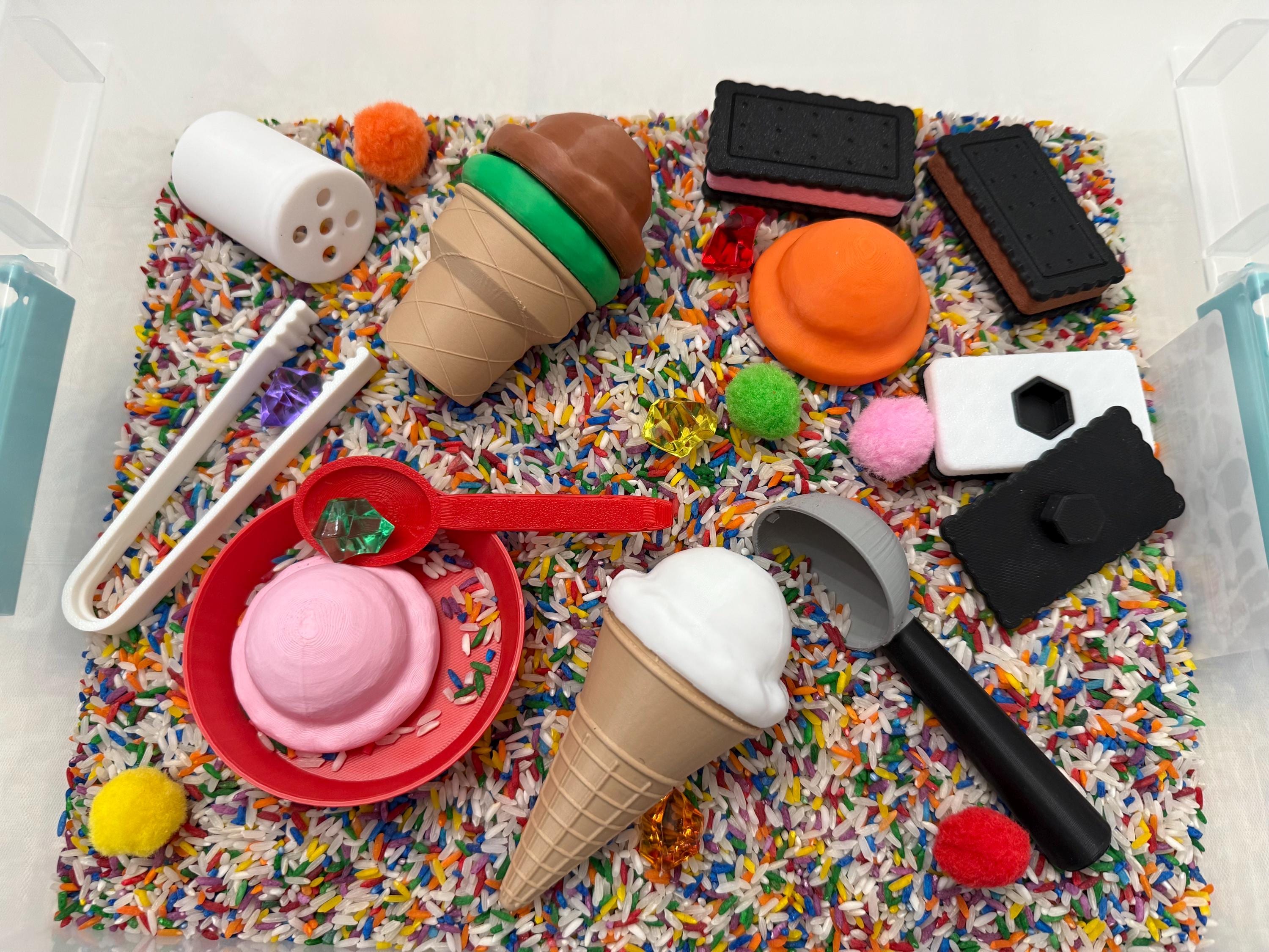 Ice Cream Sensory Bin – Montessori Activity Kit for Kids | STEM ...