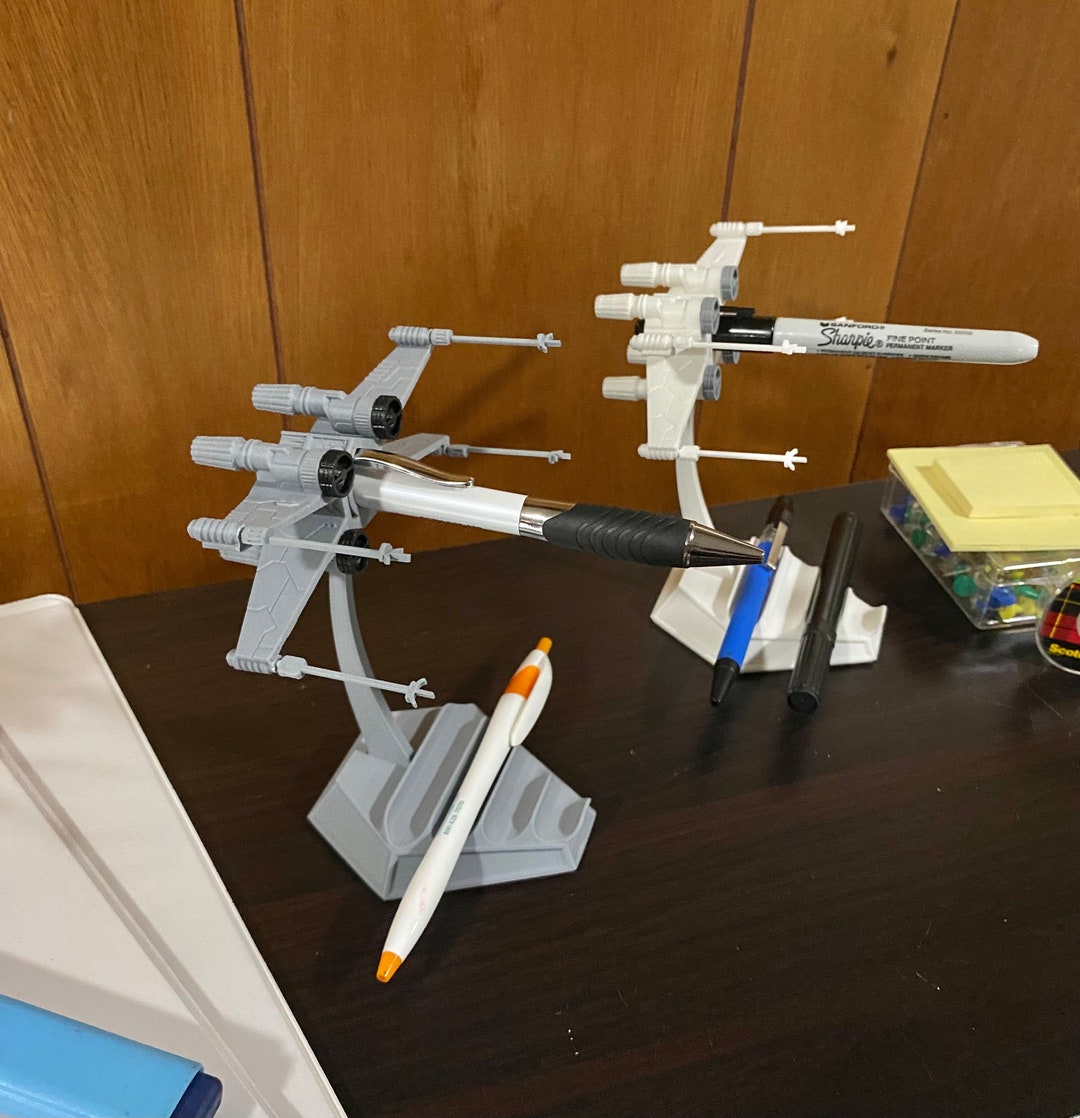 X-wing Inspired Pen Holder - the Ultimate Desk Accessory for Star Wars ...