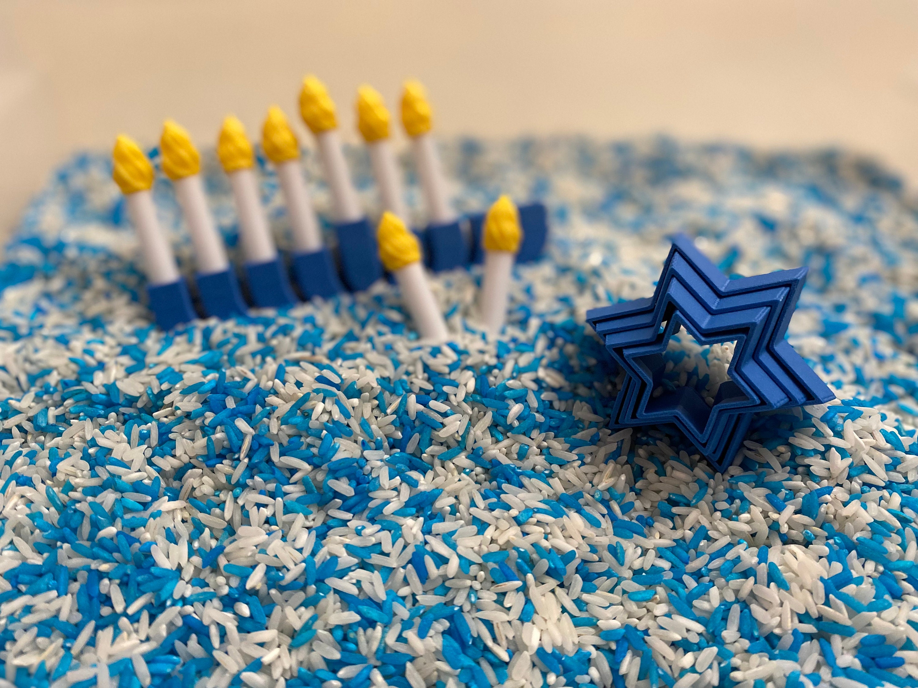 Hanukkah Sensory Bin Montessori Play Kit for Kids - Etsy