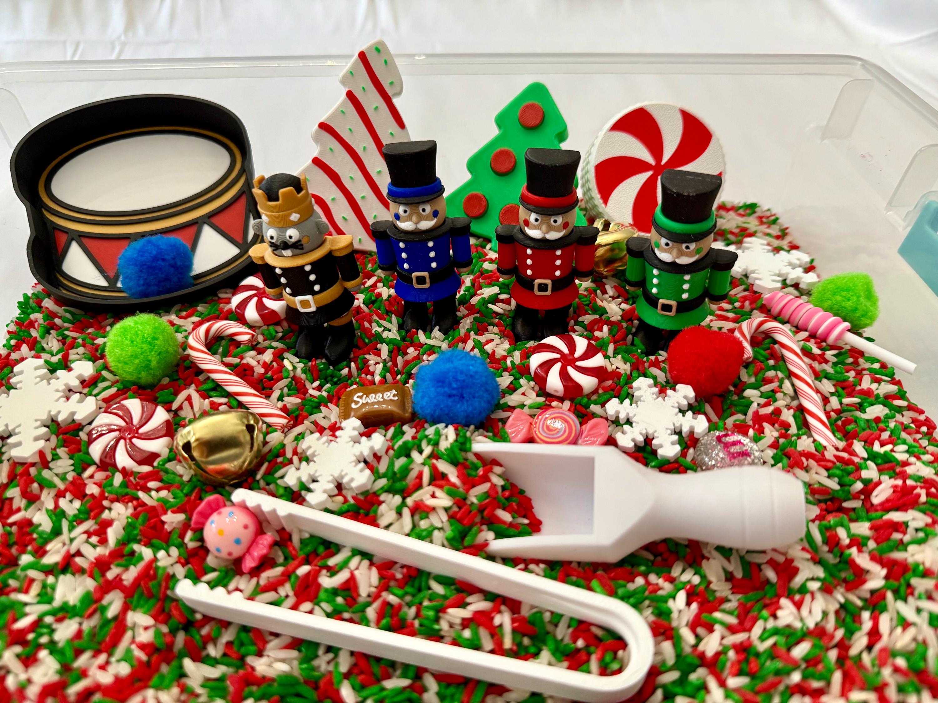 Christmas Nutcracker Sensory Bin | Holiday Montessori Activity Kit ...