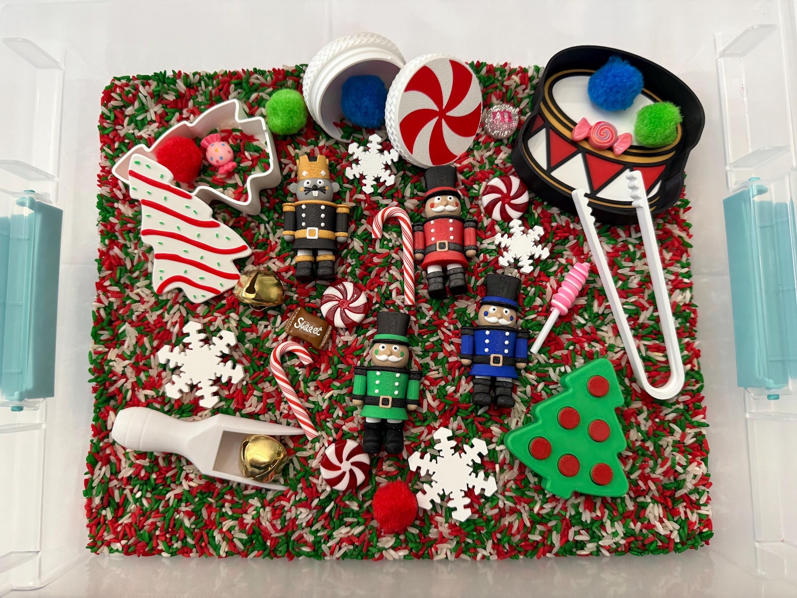 Christmas Nutcracker Sensory Bin | Holiday Montessori Activity Kit ...