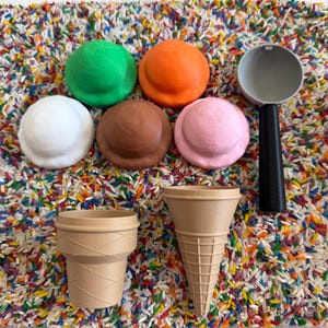 Ice Cream Sensory Bin – Montessori Activity Kit for Kids | STEM ...