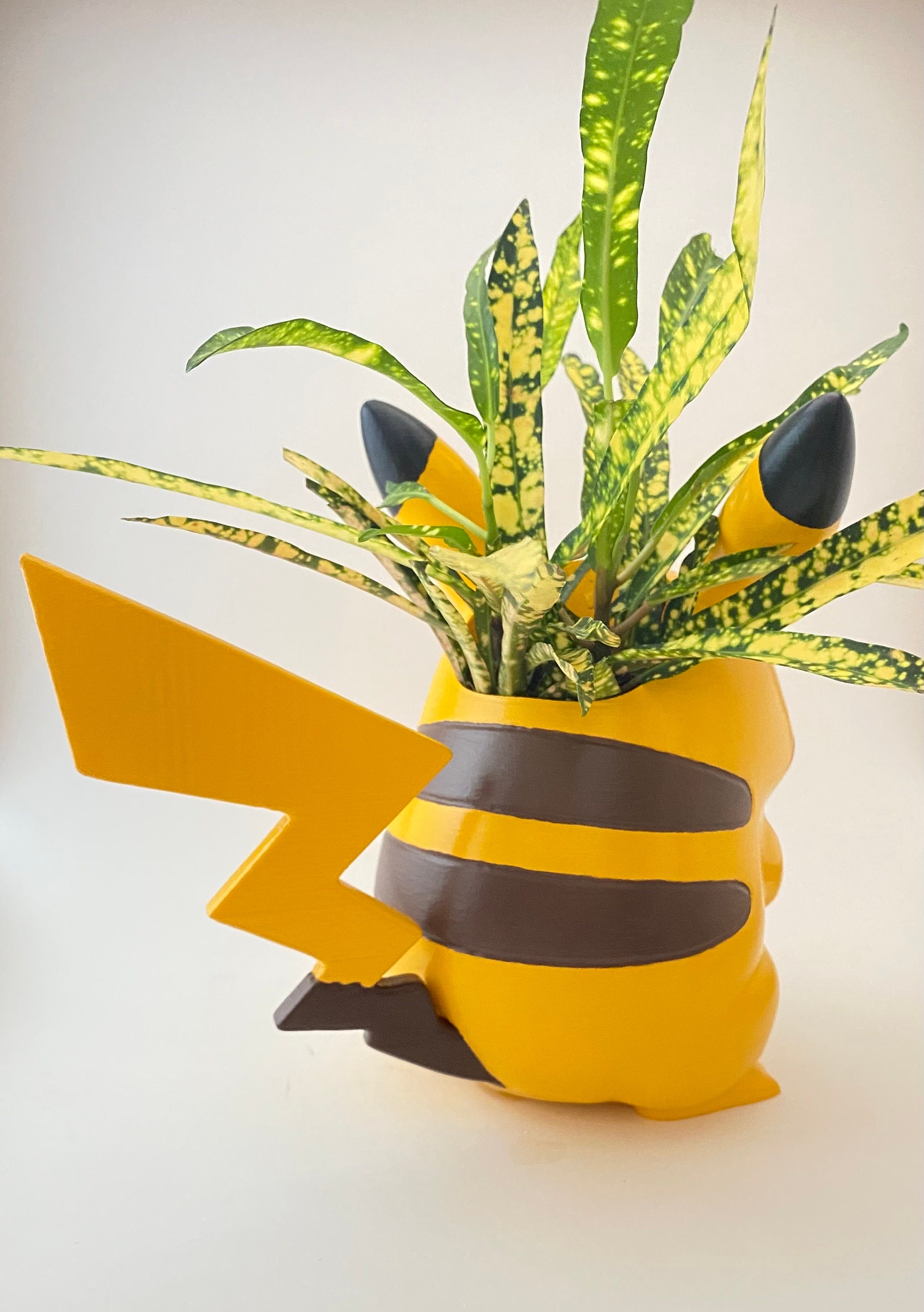 Retro Pikachu Planter Adorable Hand Painted Pokemon Inspired Plant Pot ...