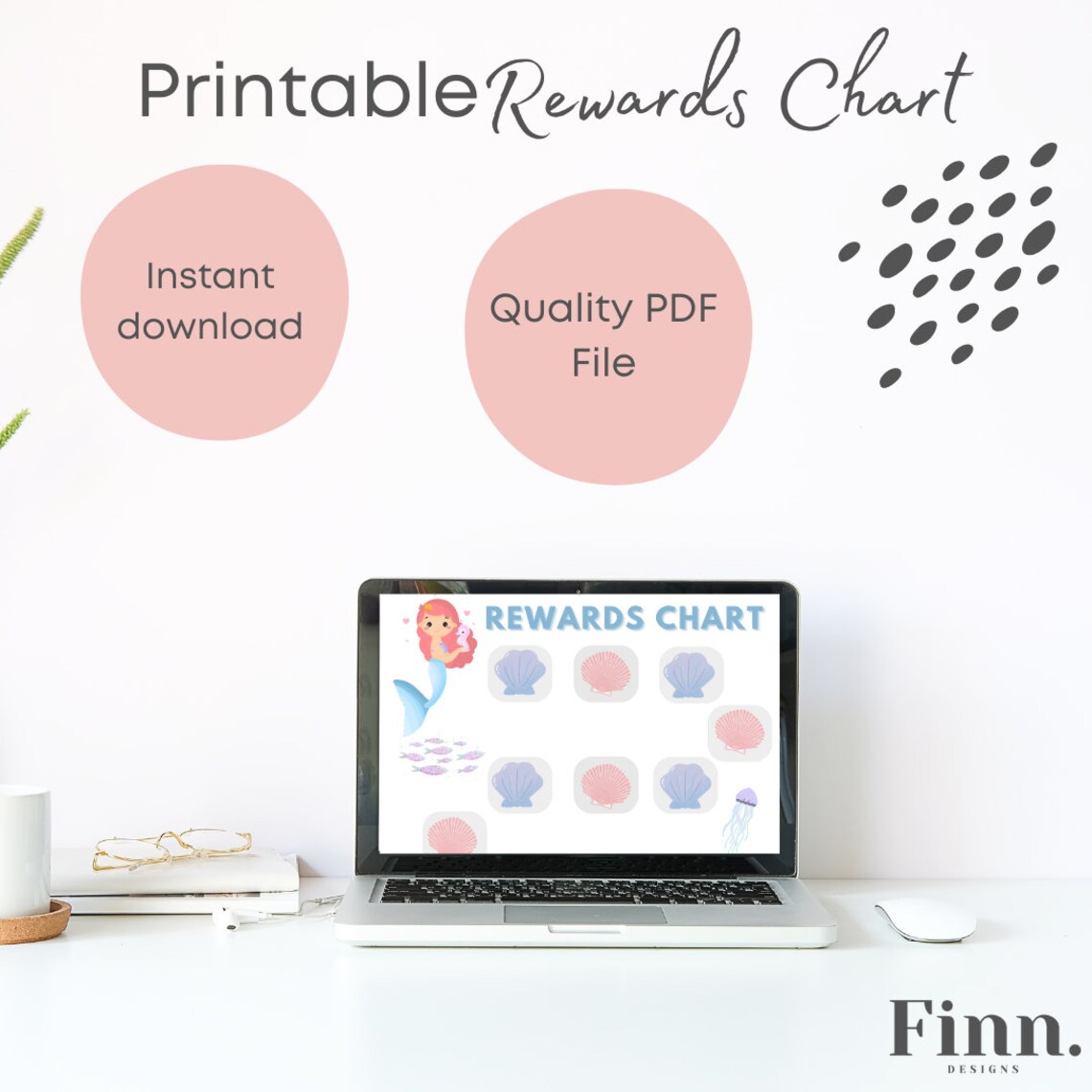 ESL REWARDS CHART for Kids Little Mermaid Potty Training - Etsy