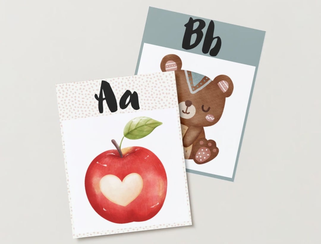 Simple Boho Alphabet Posters | Classroom Learning Wall | Edible - Etsy