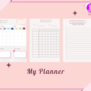 Editable Daily Planner Template Canva Printable Daily - Etsy